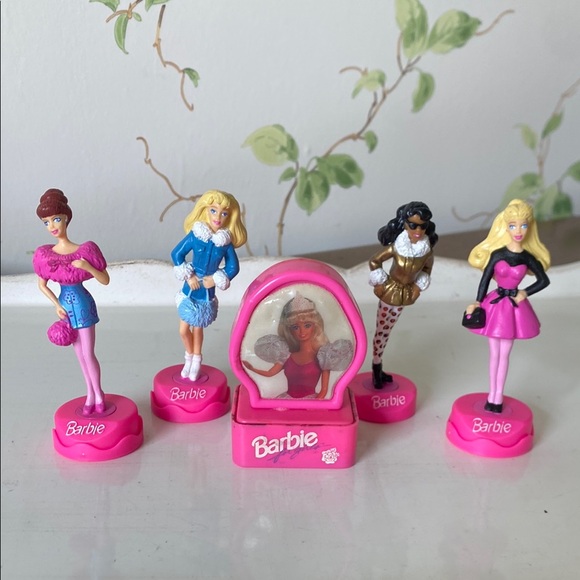 Barbie | Toys | Vintage Avon Barbie Fashion Doll Stampers Set Of 5 ...